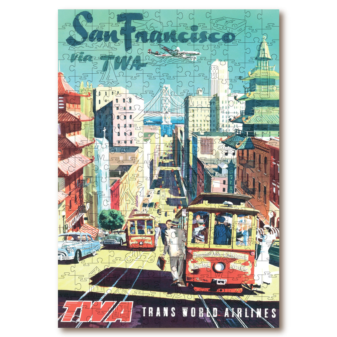 Victory Wooden Jigsaw Puzzles | Vintage Poster - San Francisco ...