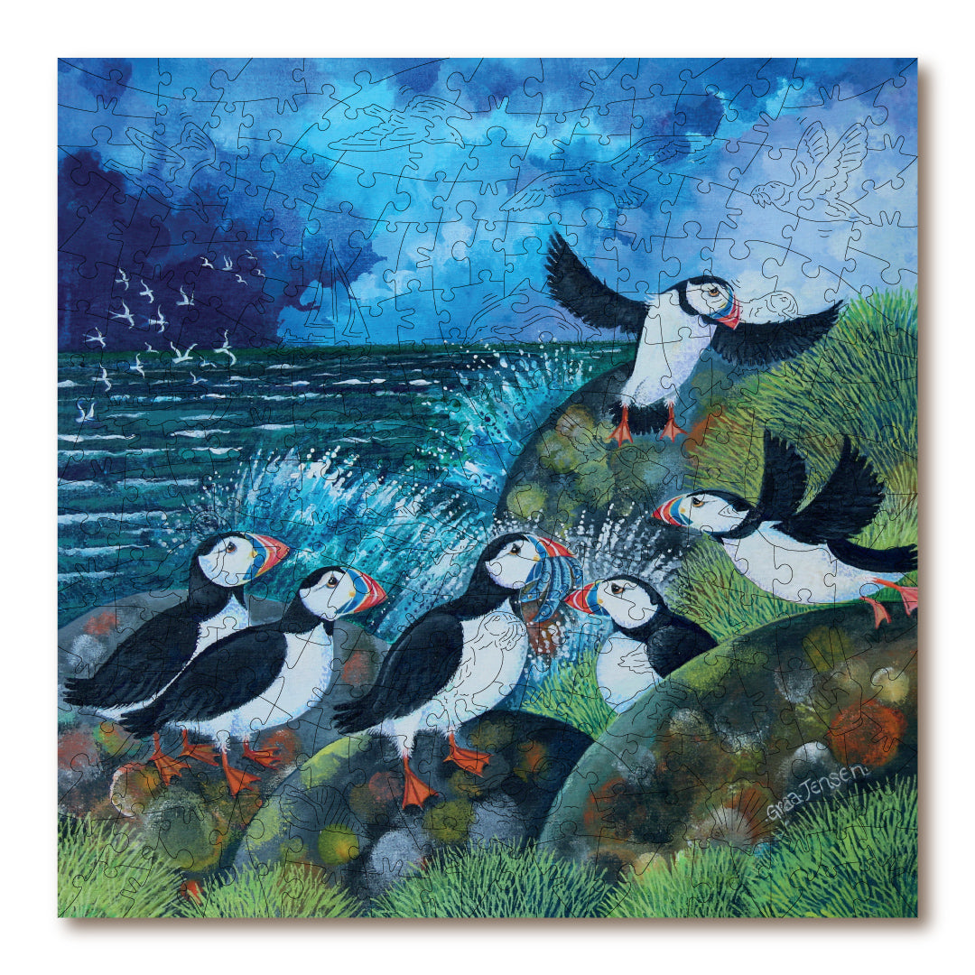 Victory Wooden Jigsaw Puzzles | Puffins – Victory Wooden Puzzles