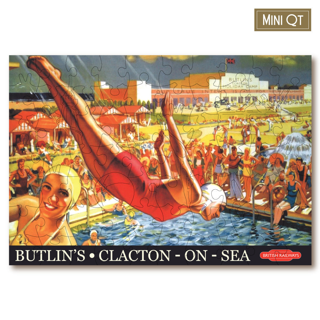 Victory Wooden Jigsaw Puzzles | Vintage Poster - Butlins – Victory ...