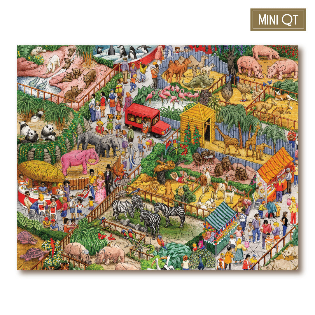 Victory Wooden Jigsaw Puzzles | Zoo with Oddities MINI QT – Victory ...