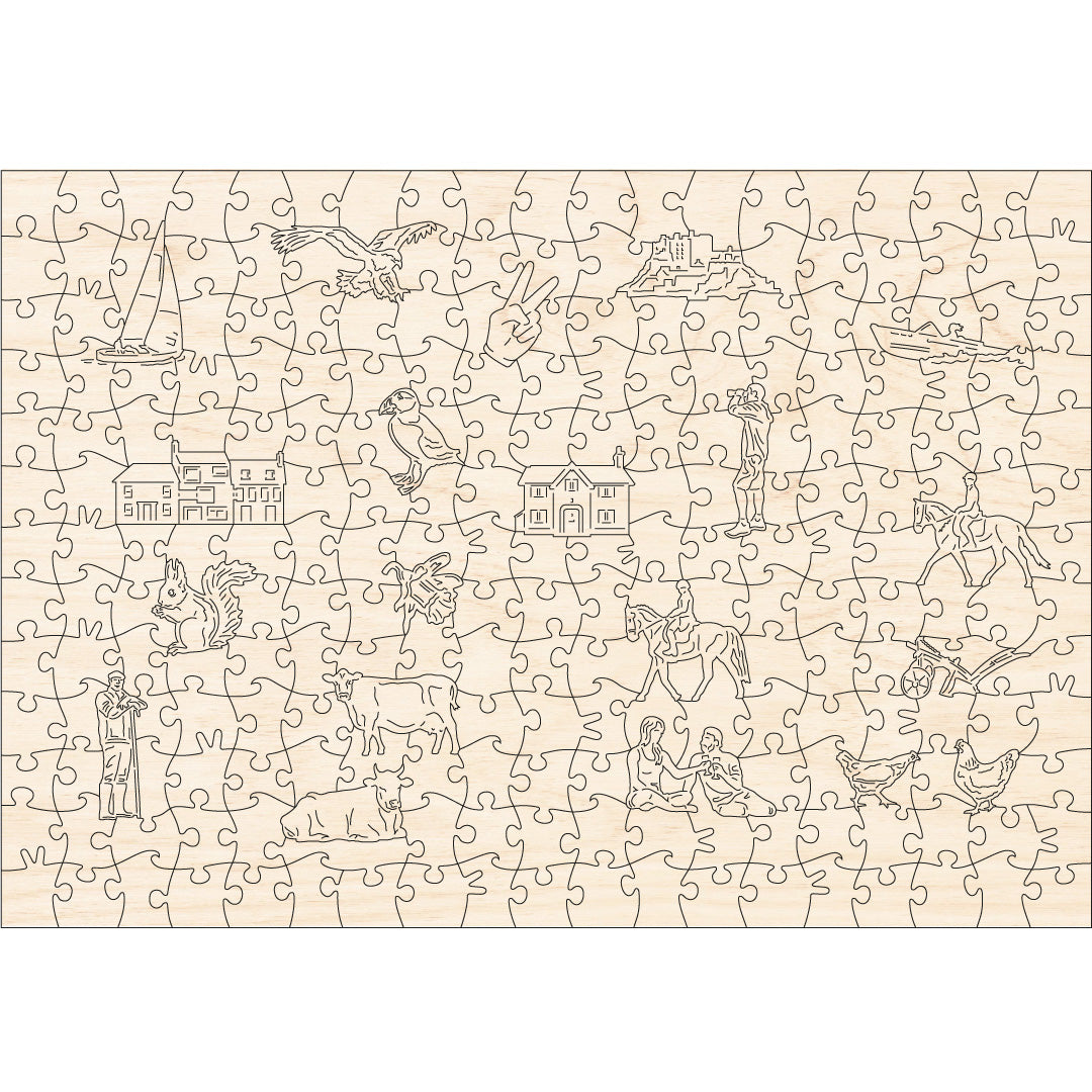 Victory Wooden Jigsaw Puzzles | Vintage Poster - Jersey – Victory ...